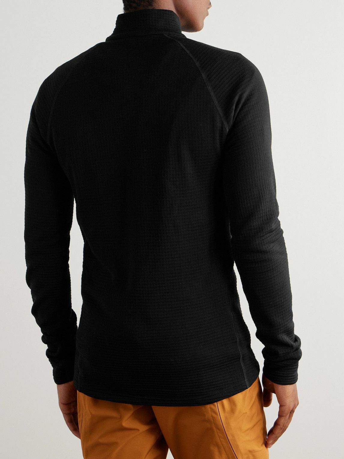 Houdini - Desoli Solid Merino™ Half-Zip Ski Base Layer - Black Houdini