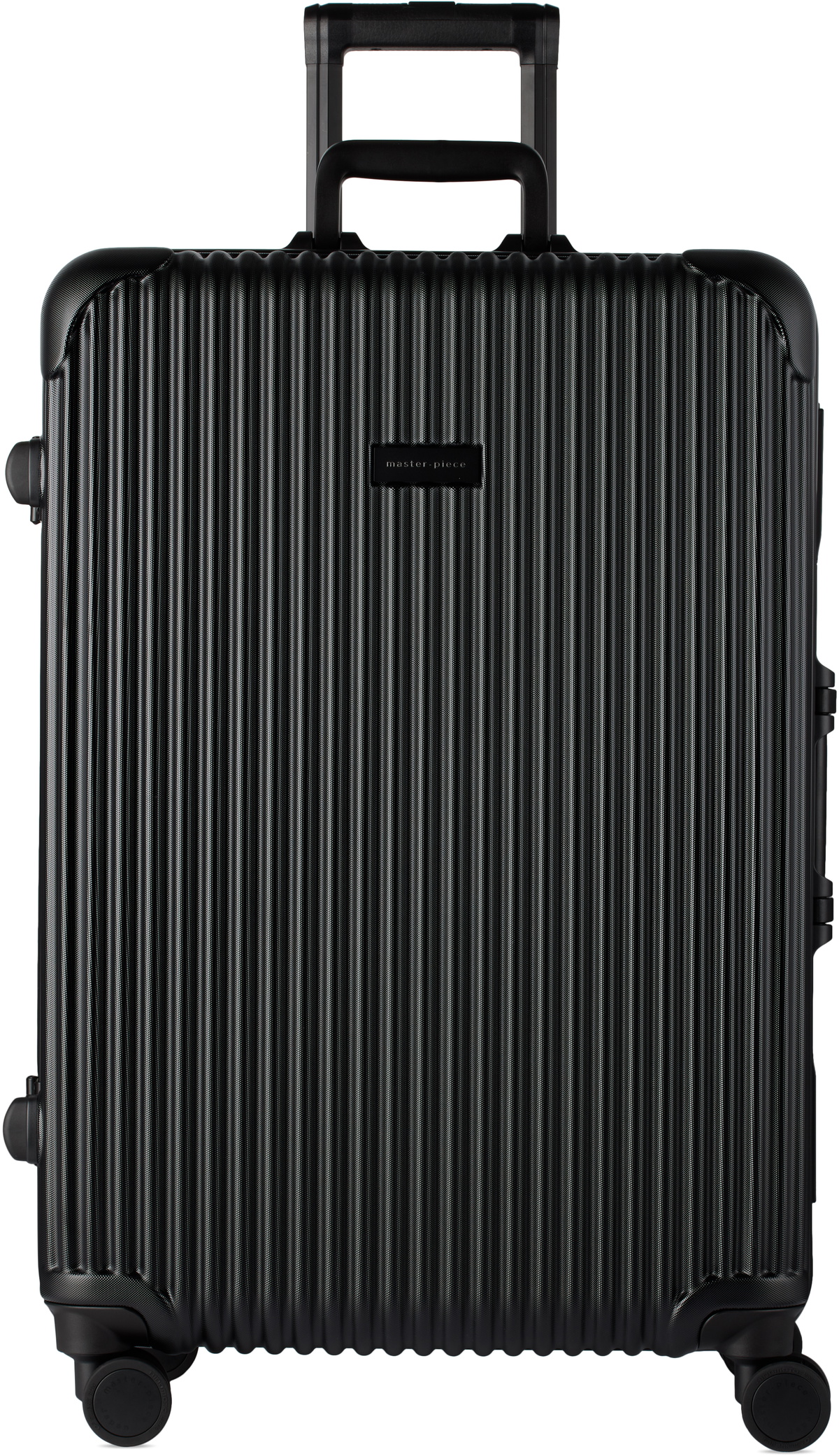 master-piece Black Trolley 75L Suitcase Master-Piece Co