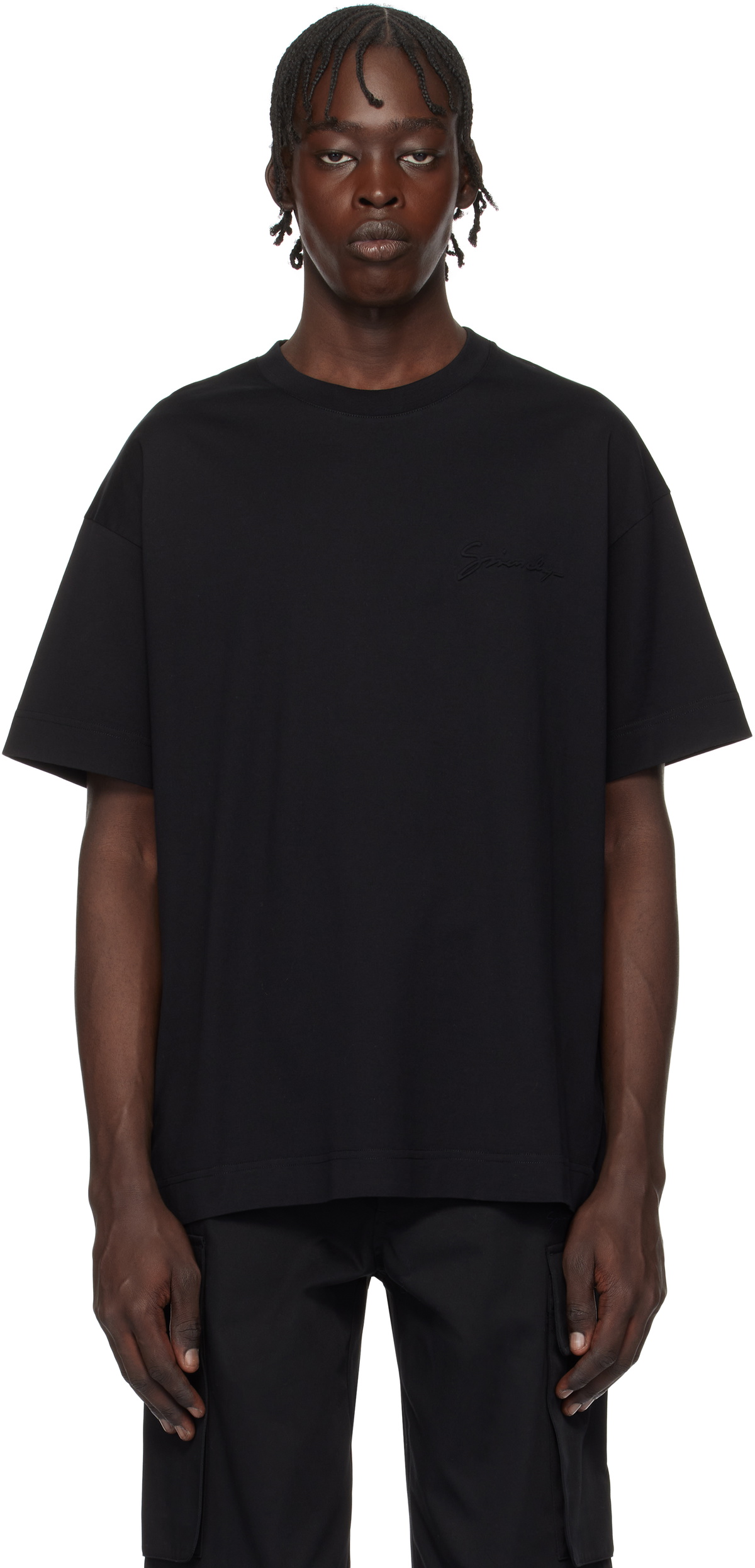 Givenchy Black 'GIVENCHY' T-shirt Givenchy
