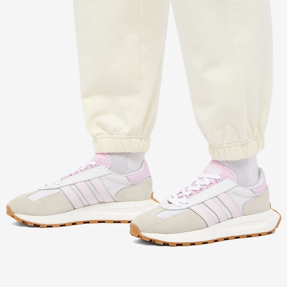 Adidas Women's Retropy E5 W Sneakers in White/Almost Pink/Bliss Lil adidas