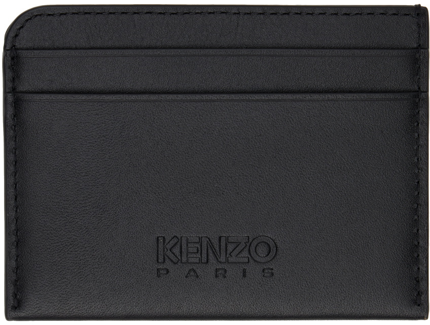 Kenzo Black Kenzo Paris Crest Card Holder Kenzo