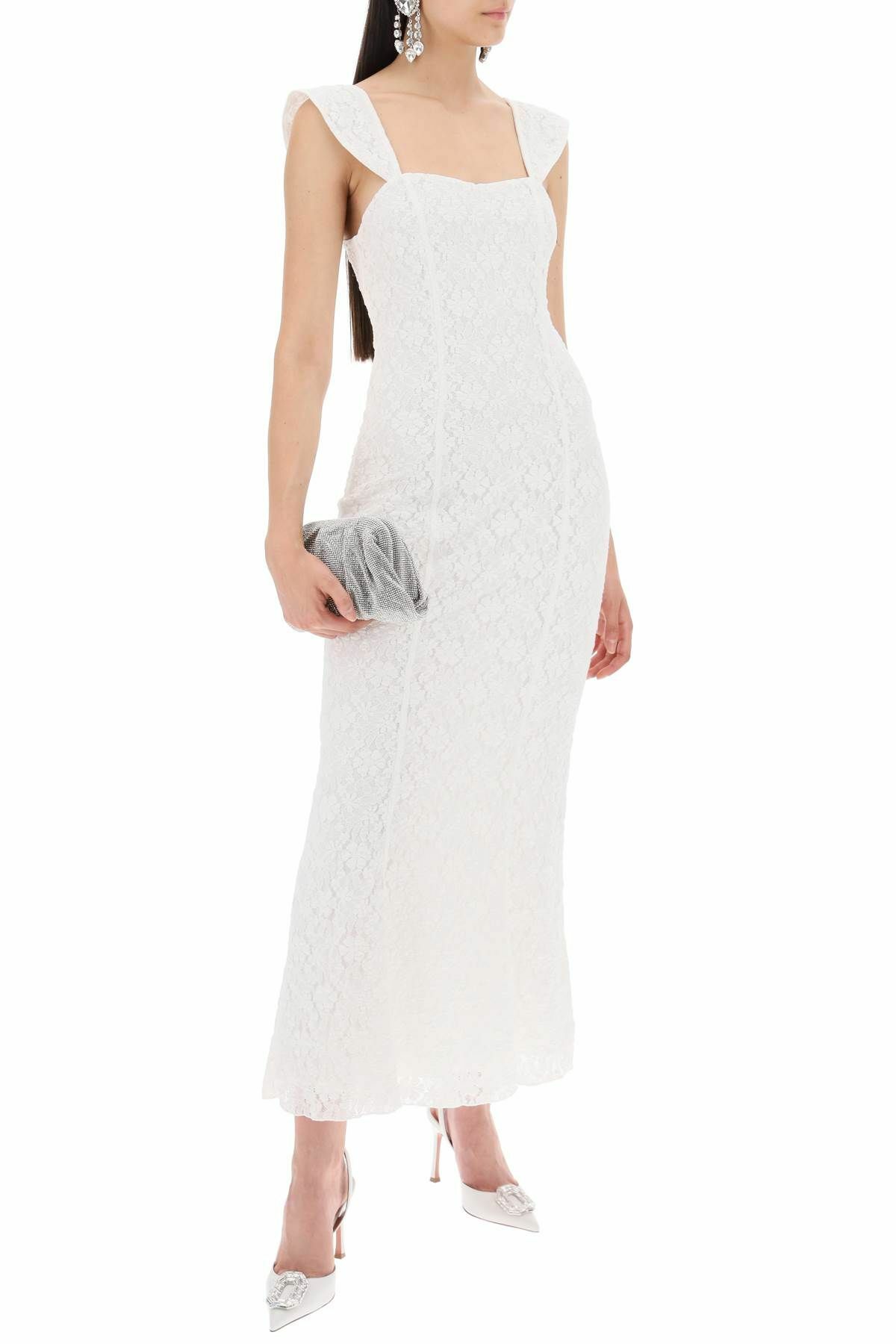 ROTATE maxi lace dress in italian White ROTATE Birger Christensen