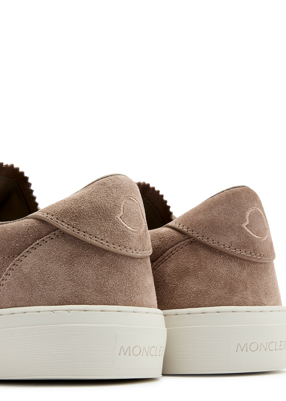 Moncler Monaco2 Panelled Suede Sneakers Beige Moncler