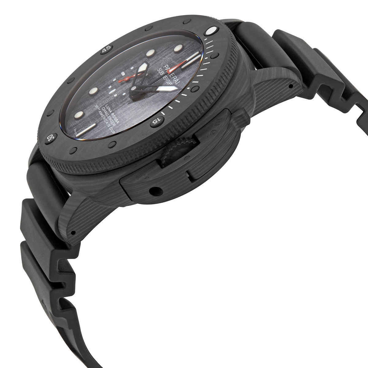 Panerai Submersible Carbotech Luna Rossa Automatic Mens Watch PAM01039 ...