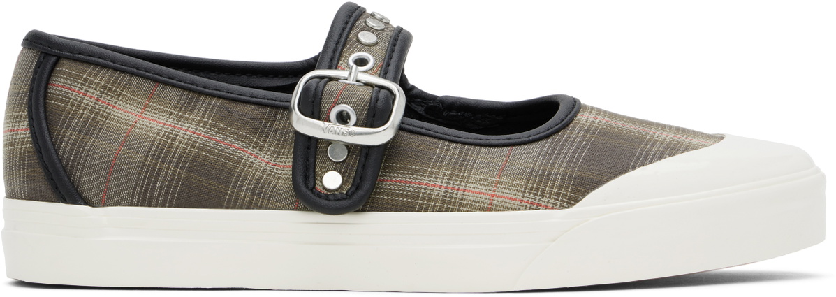 Vans Khaki LX Mary Jane Lo Pro Ballerina Flats Vans
