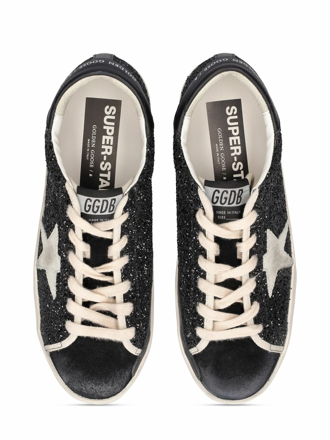 GOLDEN GOOSE - Lvr Exclusive Super-star Glitter Sneaker Golden Goose ...