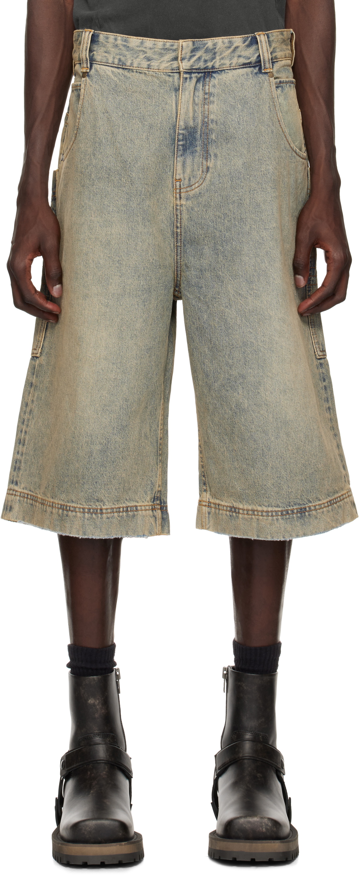 Entire Studios Blue D Denim Shorts Entire Studios