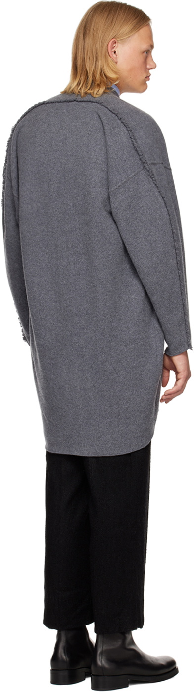 rito structure Gray Fringe Cardigan rito structure