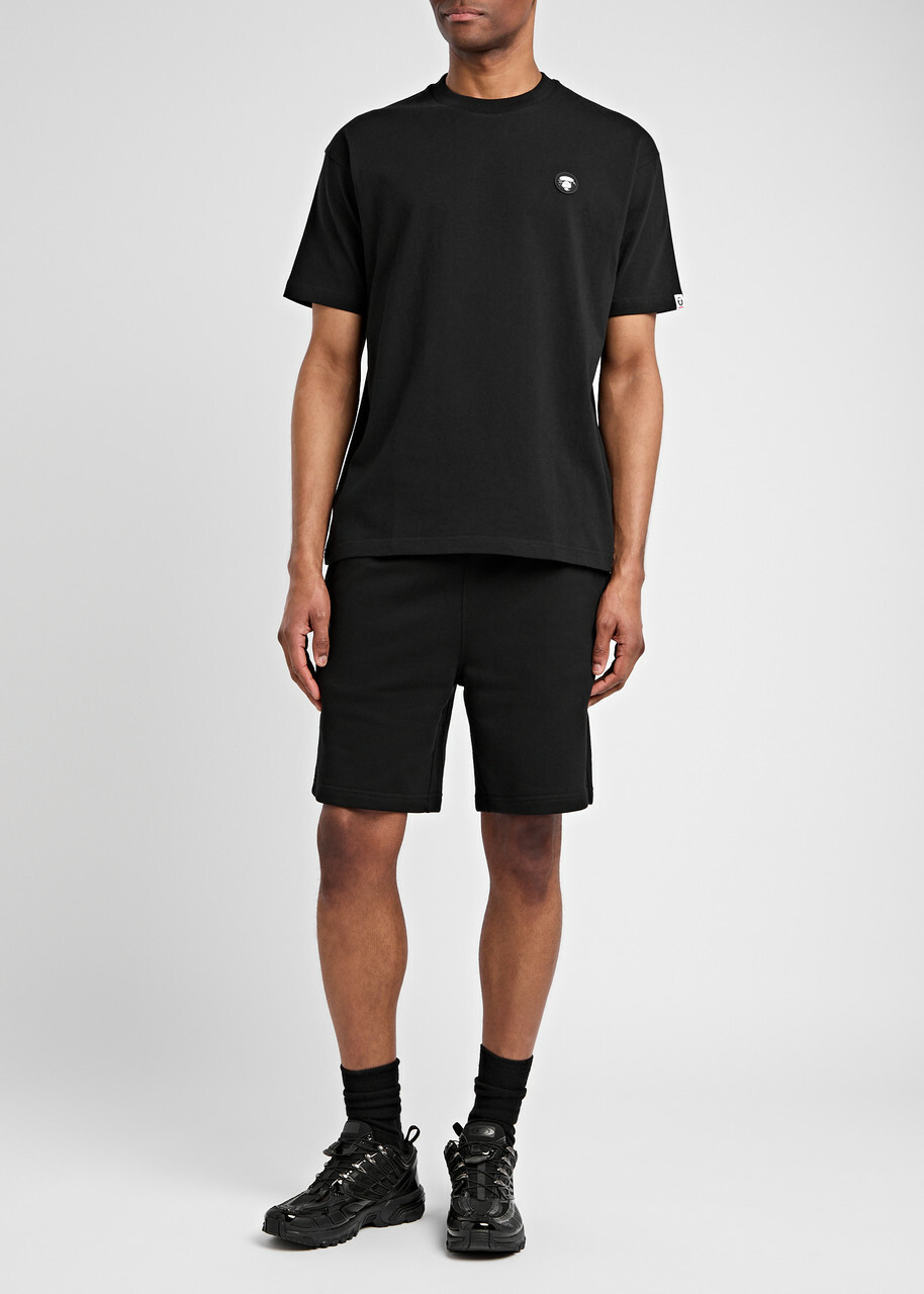 Aape Logo-appliquéd Cotton T-shirt Black AAPE by A Bathing Ape