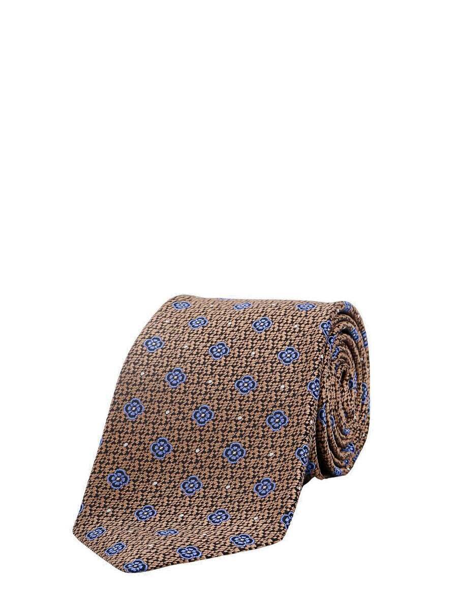 Kiton Ciro Paone Tie Beige Mens Kiton