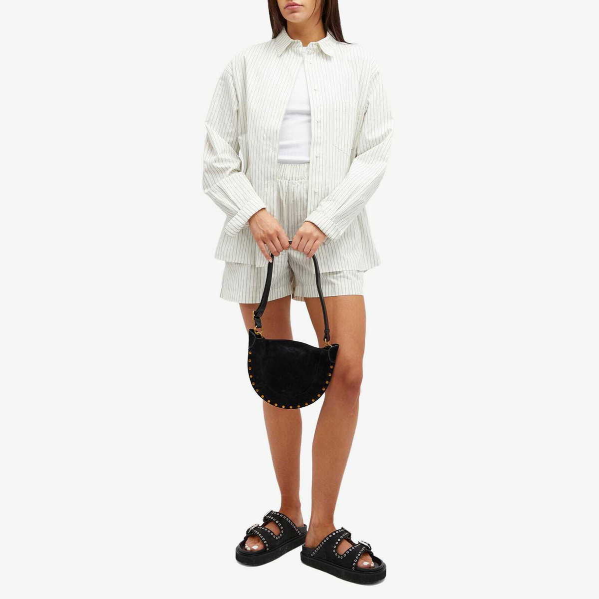 Isabel Marant Women's Mini Moon Soft Bag in Black Isabel Marant