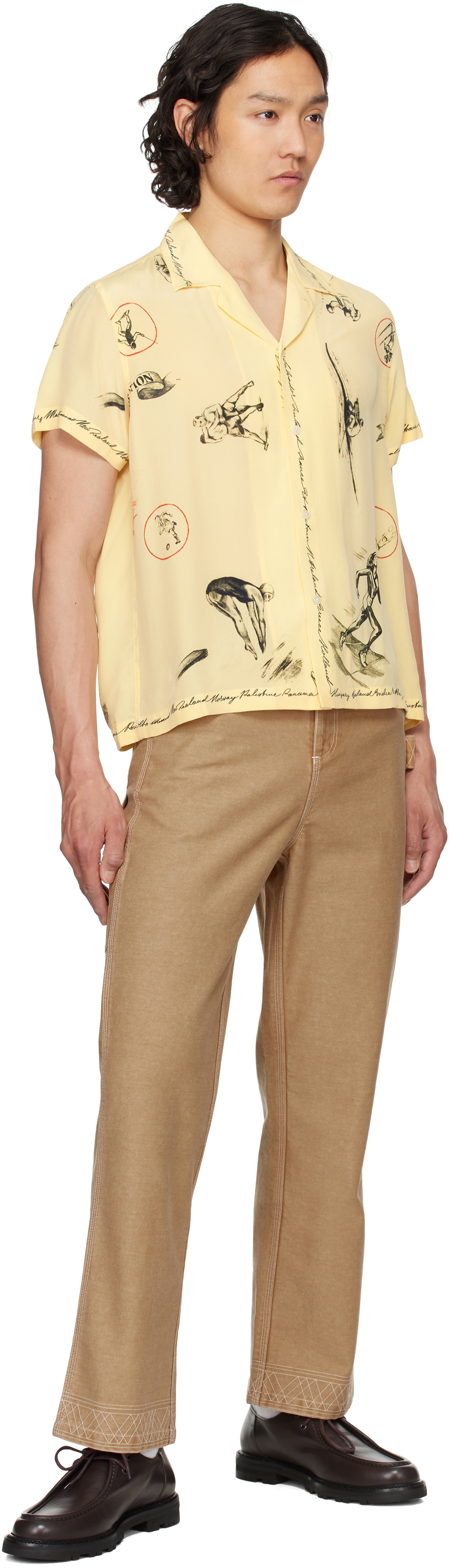 Bode Yellow Games Shirt Bode