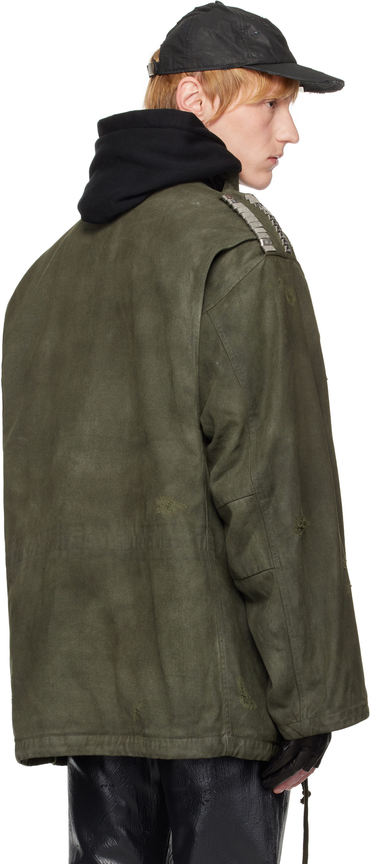 Marking Distance Khaki Ring Coat