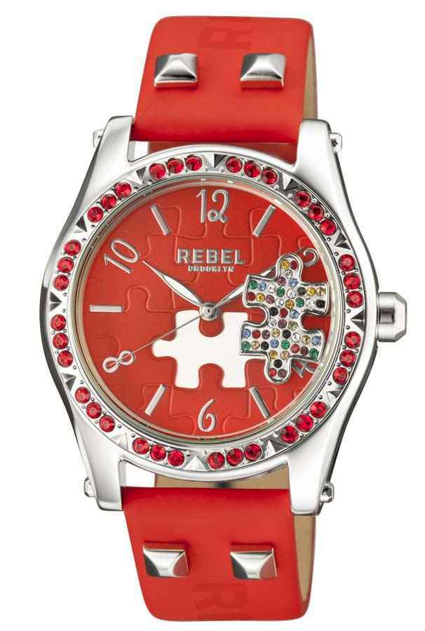 Rebel Gravesend Red Dial Ladies Watch RB111-4051 Rebel