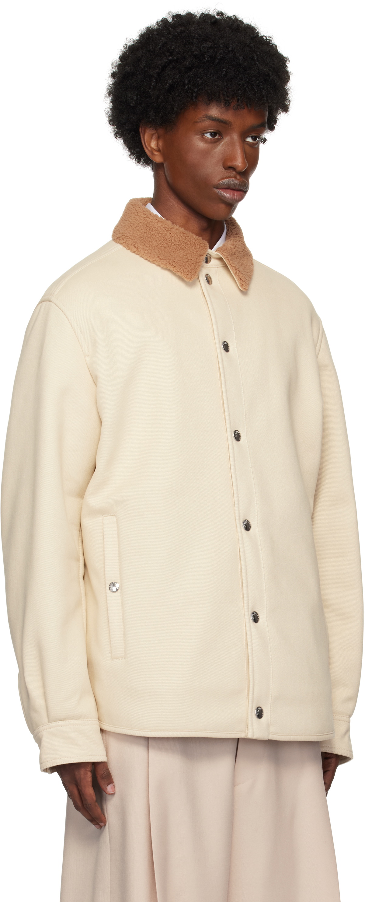 Moncler Off-White Camica Jacket Moncler