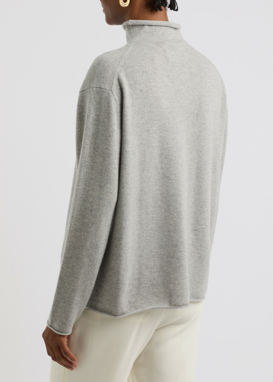 Lisa Yang Clio Cashmere Jumper Light Grey Lisa Yang