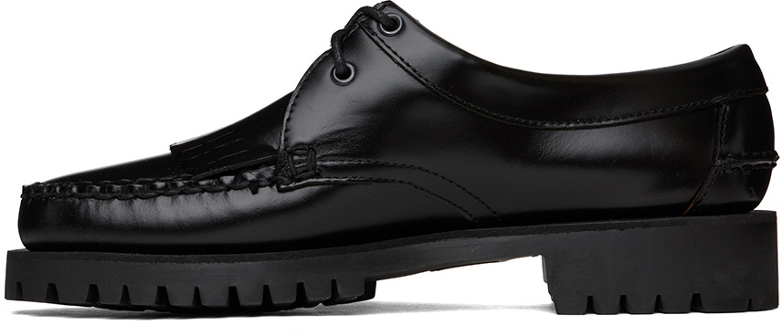 Sebago Black James Fringe Lug Oxfords Sebago