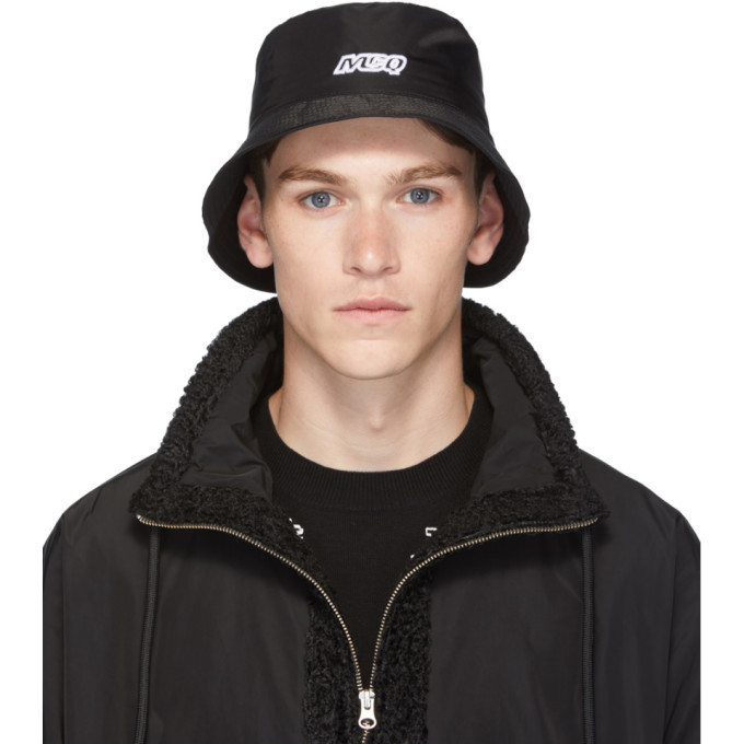 McQ Alexander McQueen Black Bucket Hat McQ Alexander McQueen