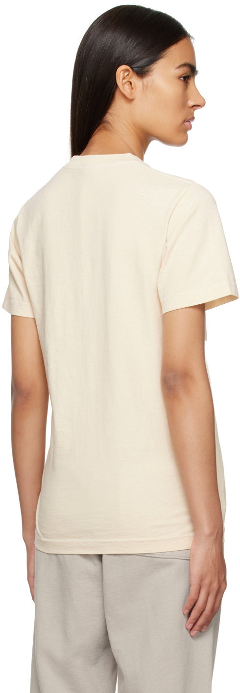 Sporty & Rich Beige 'Wellness' Ivy T-Shirt Sporty & Rich