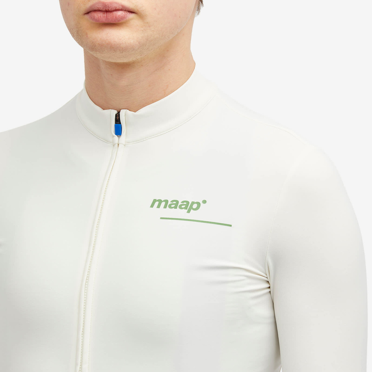MAAP Men's Training Thermal Long Sleeve Jersey 2.0 in Chalk MAAP