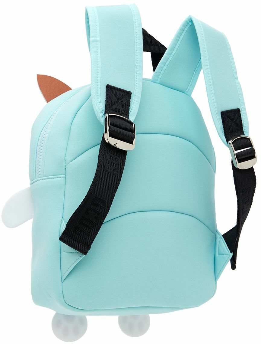 GCDS Kids Baby Blue Fox Backpack
