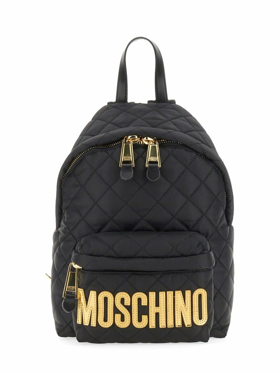 Moschino Quilted Nylon Backpack Moschino