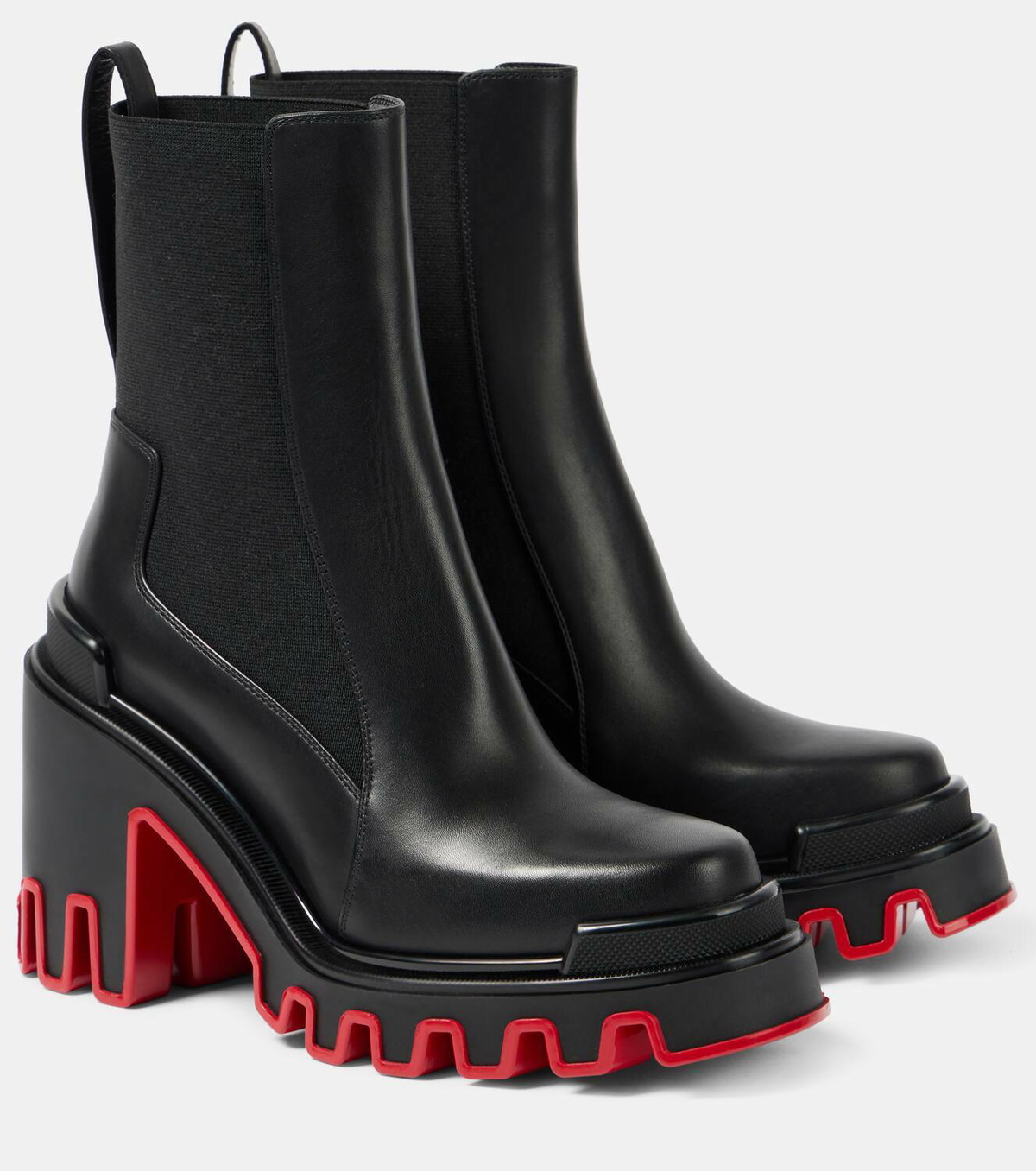 Christian Louboutin Marchacroche Duna 95 leather ankle boots Christian ...