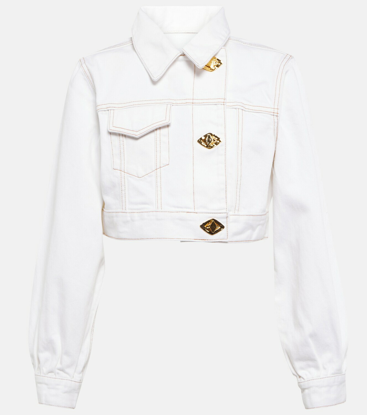 Ganni - Cropped denim jacket GANNI