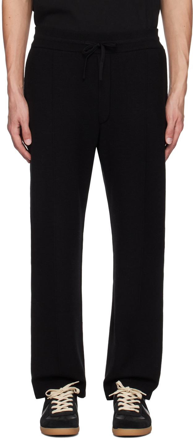 Solid Homme Black Drawstring Sweatpants Solid Homme