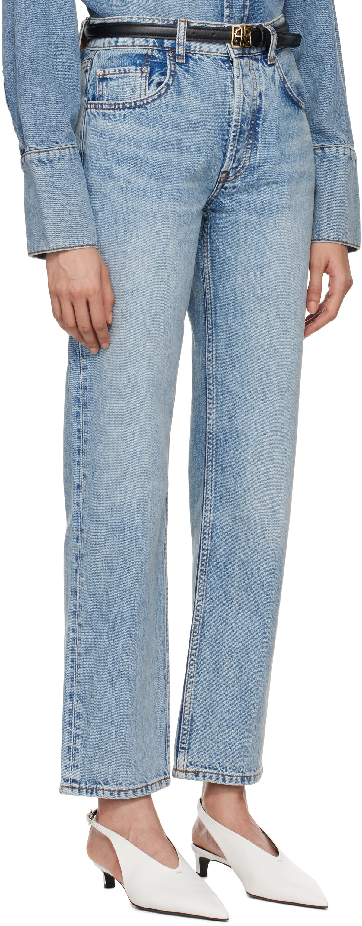 ANINE BING Blue Benson Jeans ANINE BING