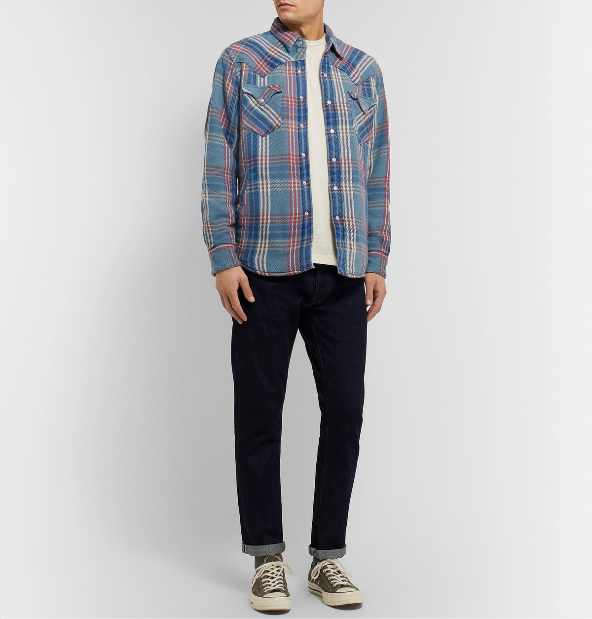 Polo Ralph Lauren - Faux Shearling-Lined Cotton-Flannel Overshirt ...