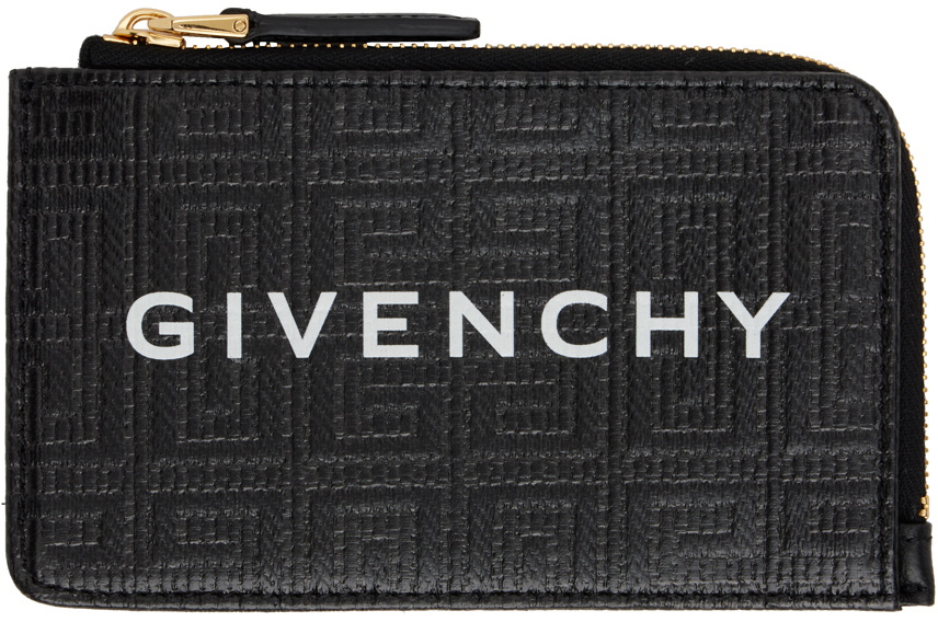 Givenchy Black G Cut Card Holder Givenchy
