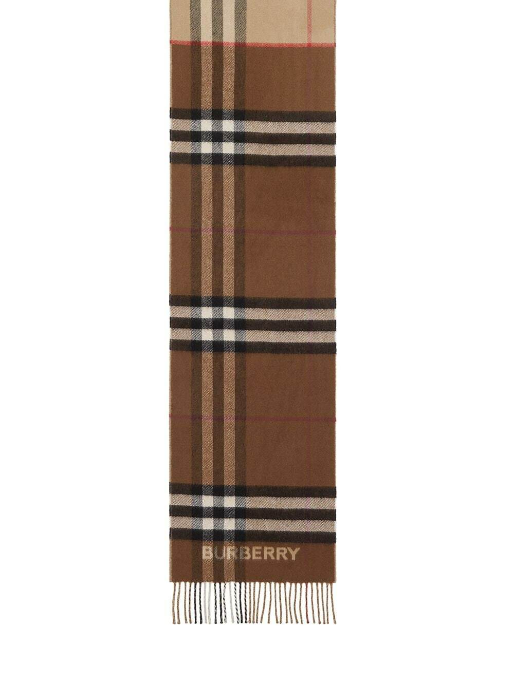 BURBERRY - Giant Check Cashmere Scarf Burberry