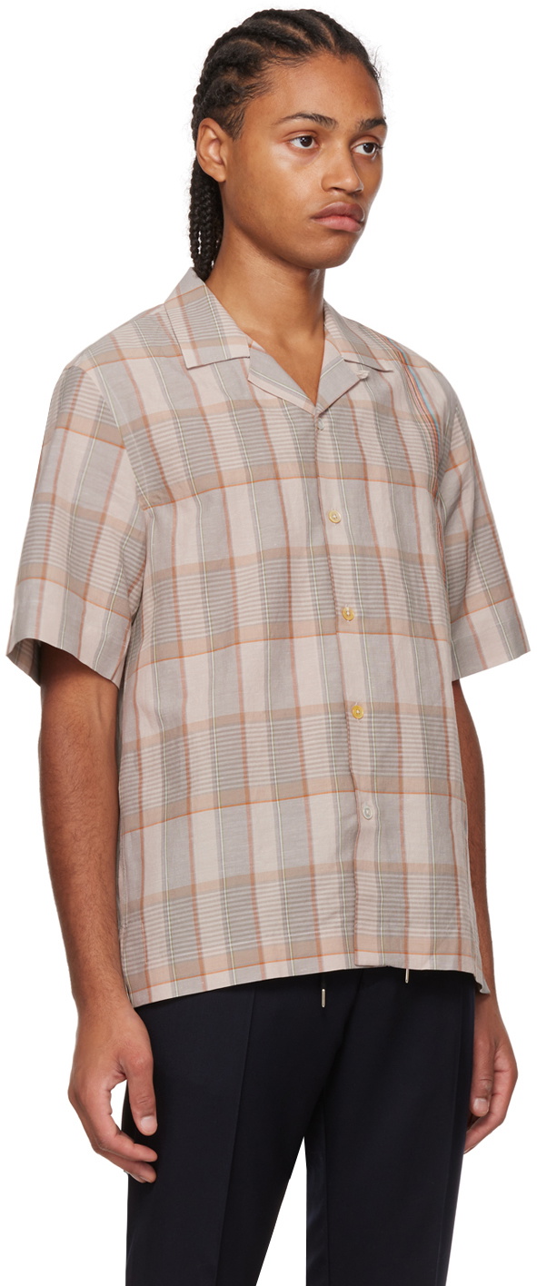 Paul Smith Gray Signature Stripe Shirt Paul Smith