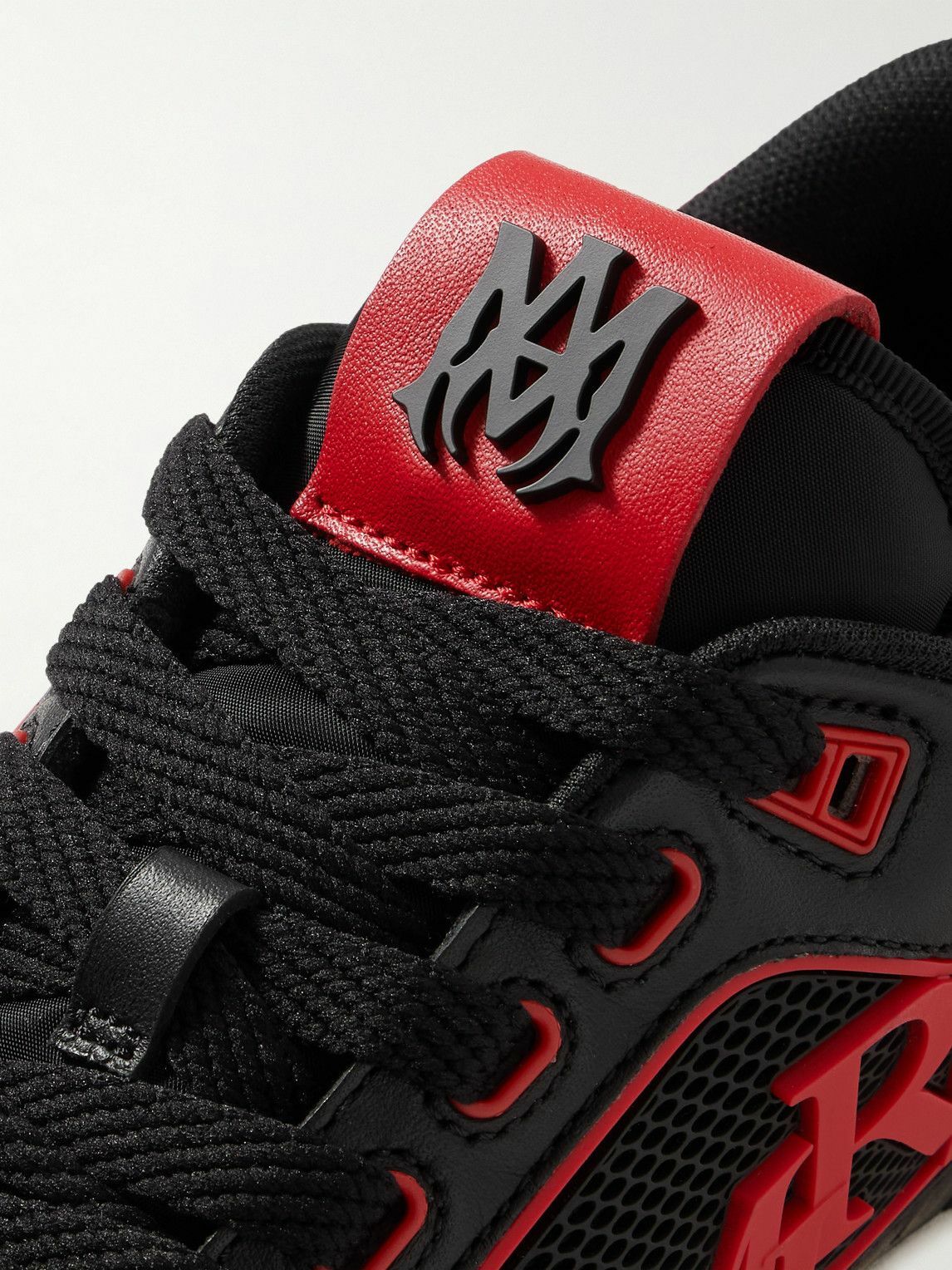 AMIRI - Classic Low Logo-Appliquéd Rubber-Trimmed Leather Sneakers ...