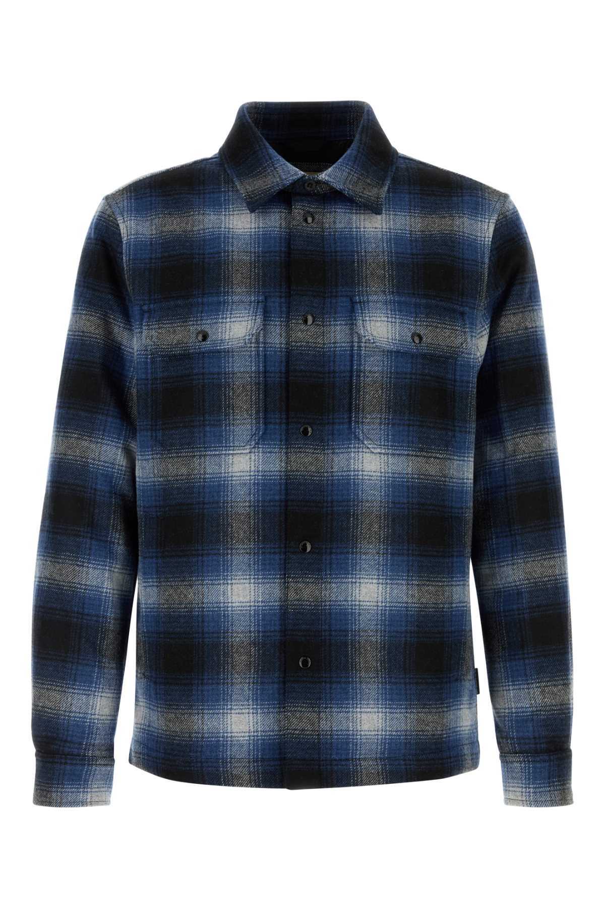 Woolrich Embroidered Wool Blend Alaskan Jacket Woolrich