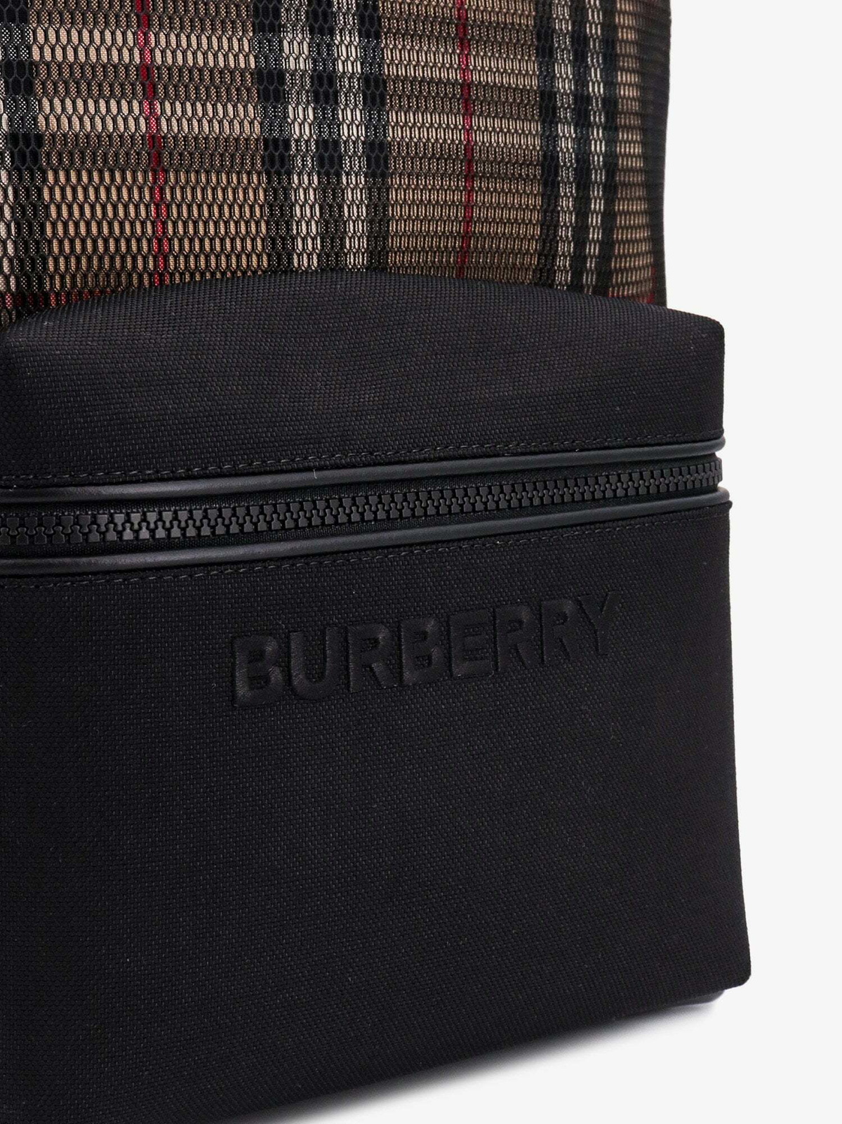 Burberry Backpack Black Mens Burberry