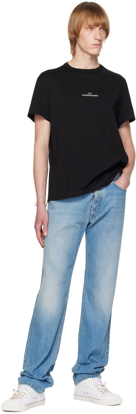 Maison Margiela Black Distorted T-Shirt Maison Margiela