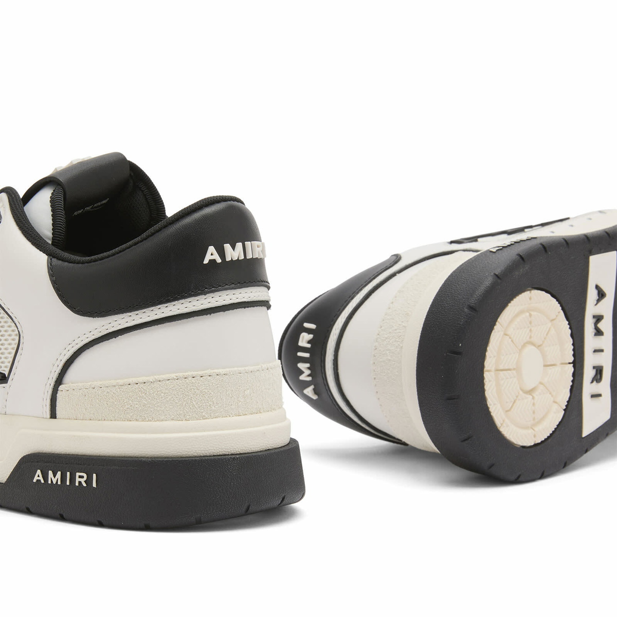 AMIRI Men's Classic Low in White Black Amiri