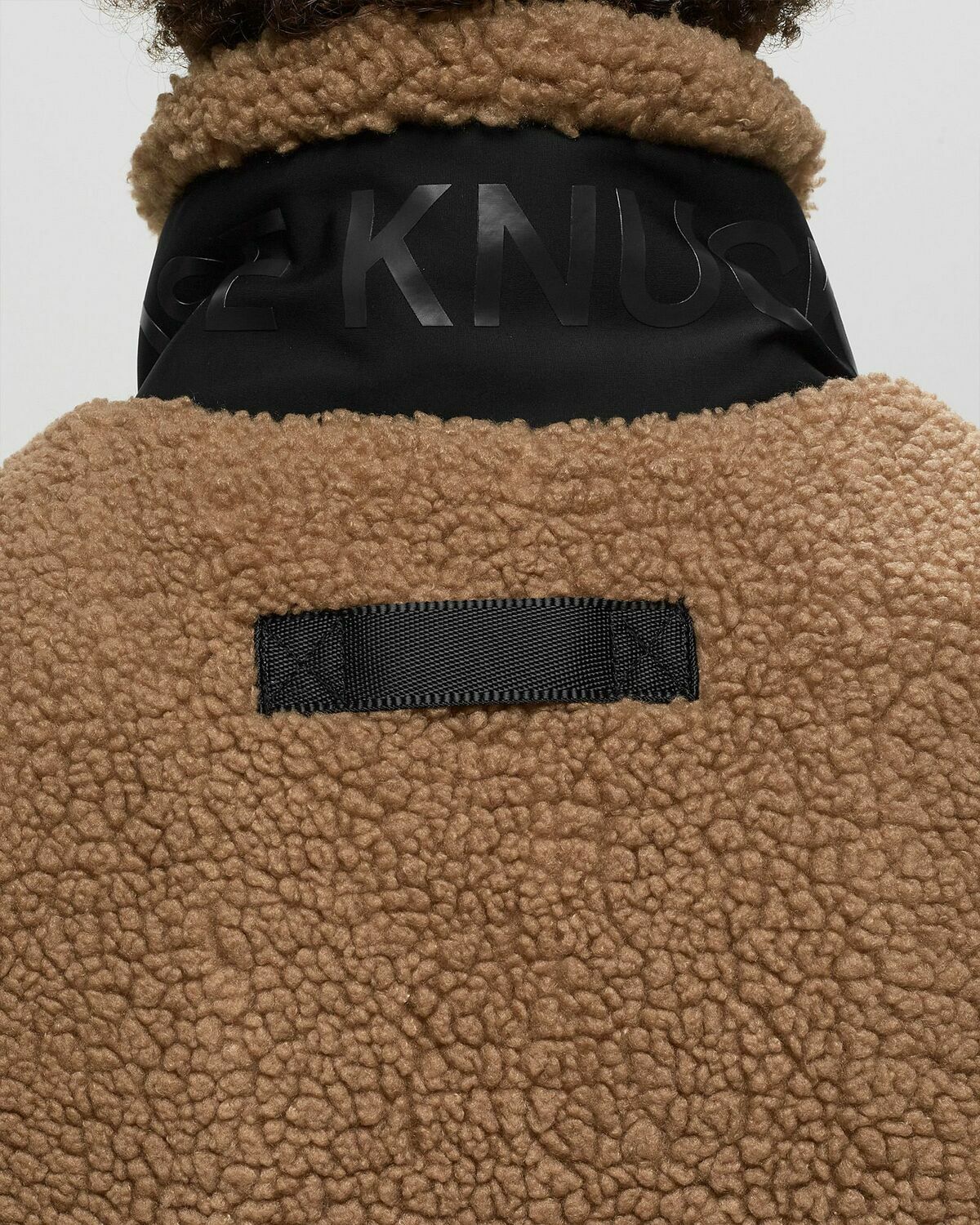 Moose Knuckles Saglek Zip Up Brown Fleece Jackets Moose Knuckles