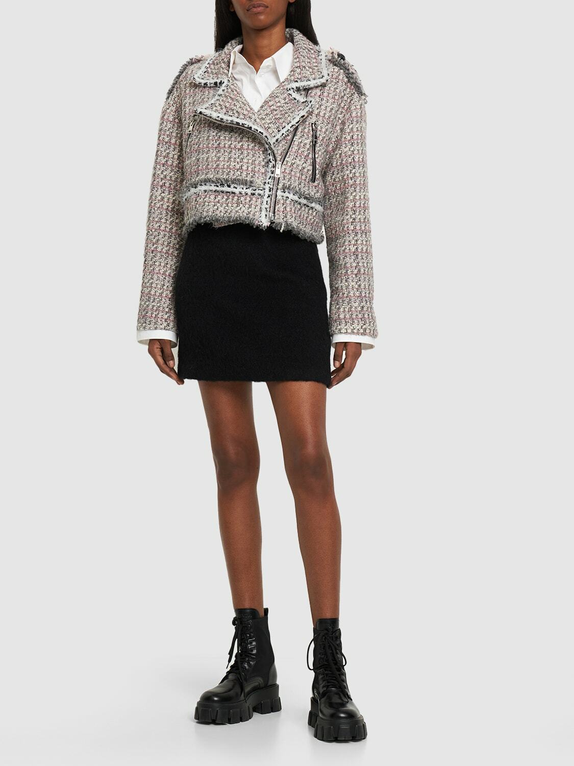 MSGM - Cotton & Wool Blend Jacket MSGM
