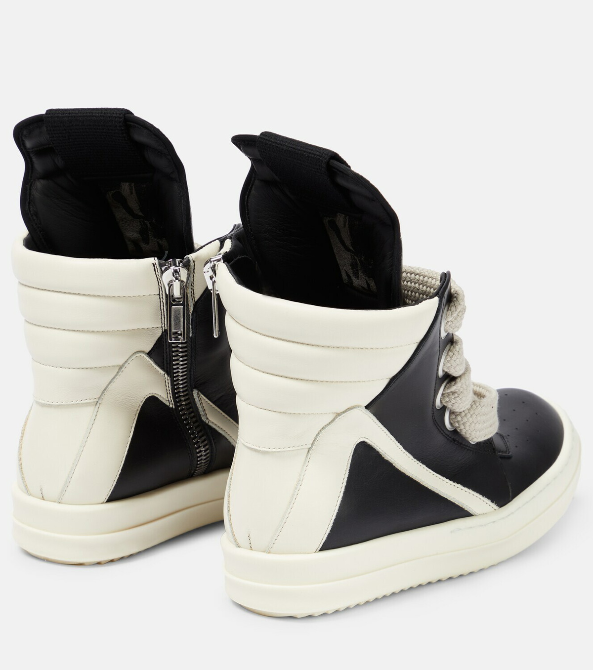 Rick Owens - Goebasket Jumbo leather sneakers Rick Owens