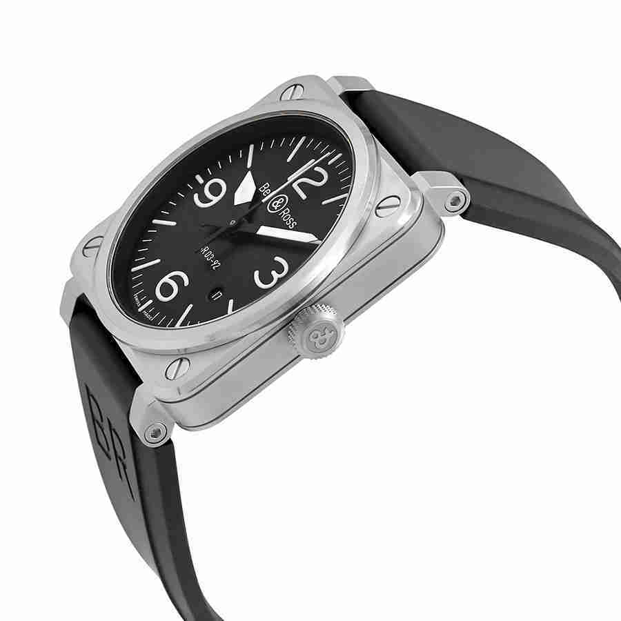 Bell and Ross Aviation Automatic 42mm Mens Watch BR-03-92-STEEL Bell & Ross