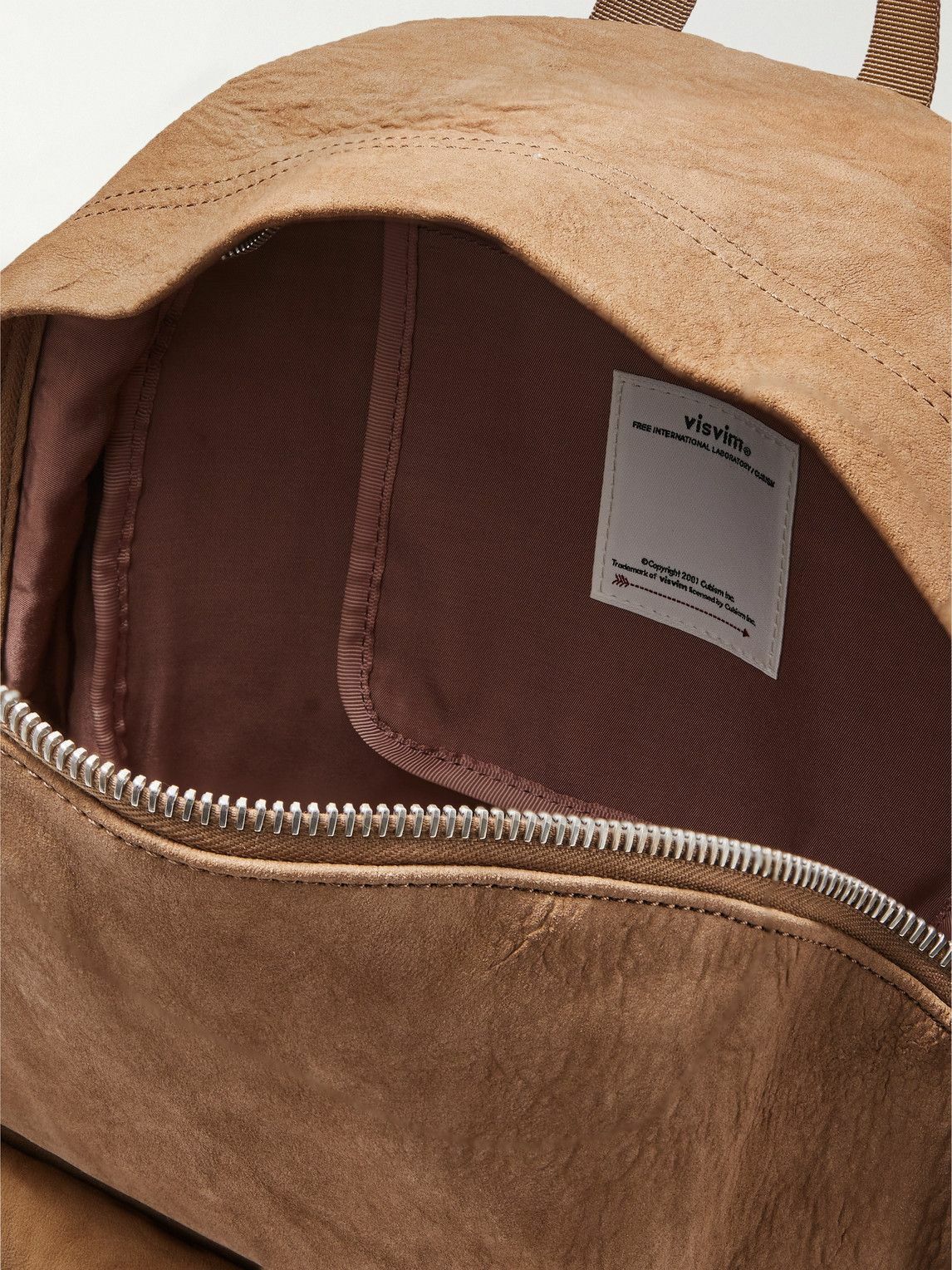 Visvim - Crinkled-Leather Backpack Visvim