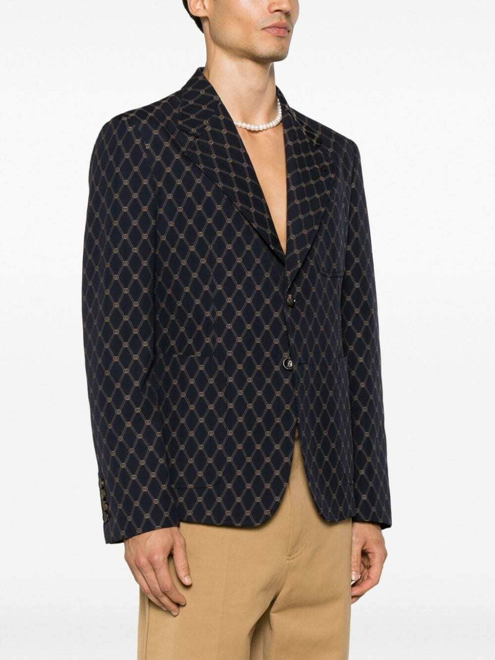 GUCCI - Wool Jacket With Logo Gucci