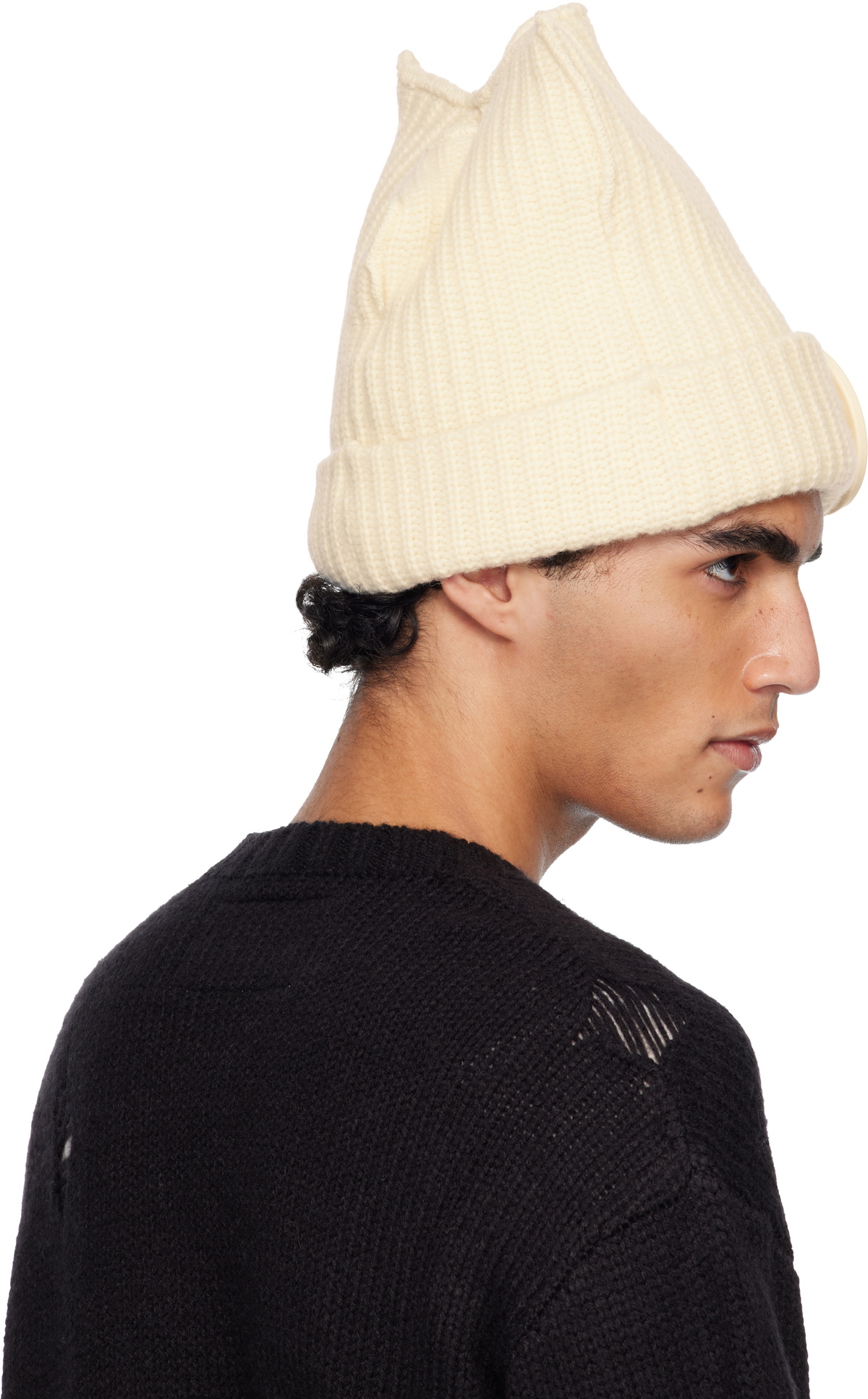 Charles Jeffrey LOVERBOY Off-White Box Beanie Charles Jeffrey Loverboy