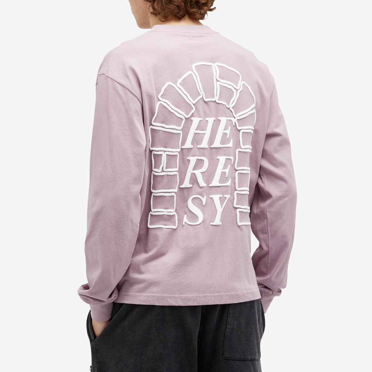 Heresy Men's Arch Logo Long Sleeve T-Shirt in Wine Heresy
