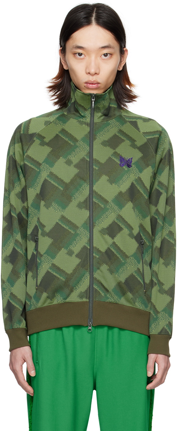 NEEDLES Green Zip Track Jacket Needles
