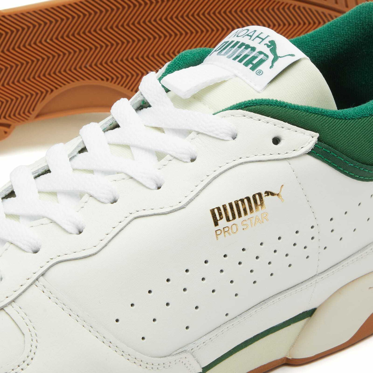 Puma x Noah Prostar Sneakers in White/Green Puma