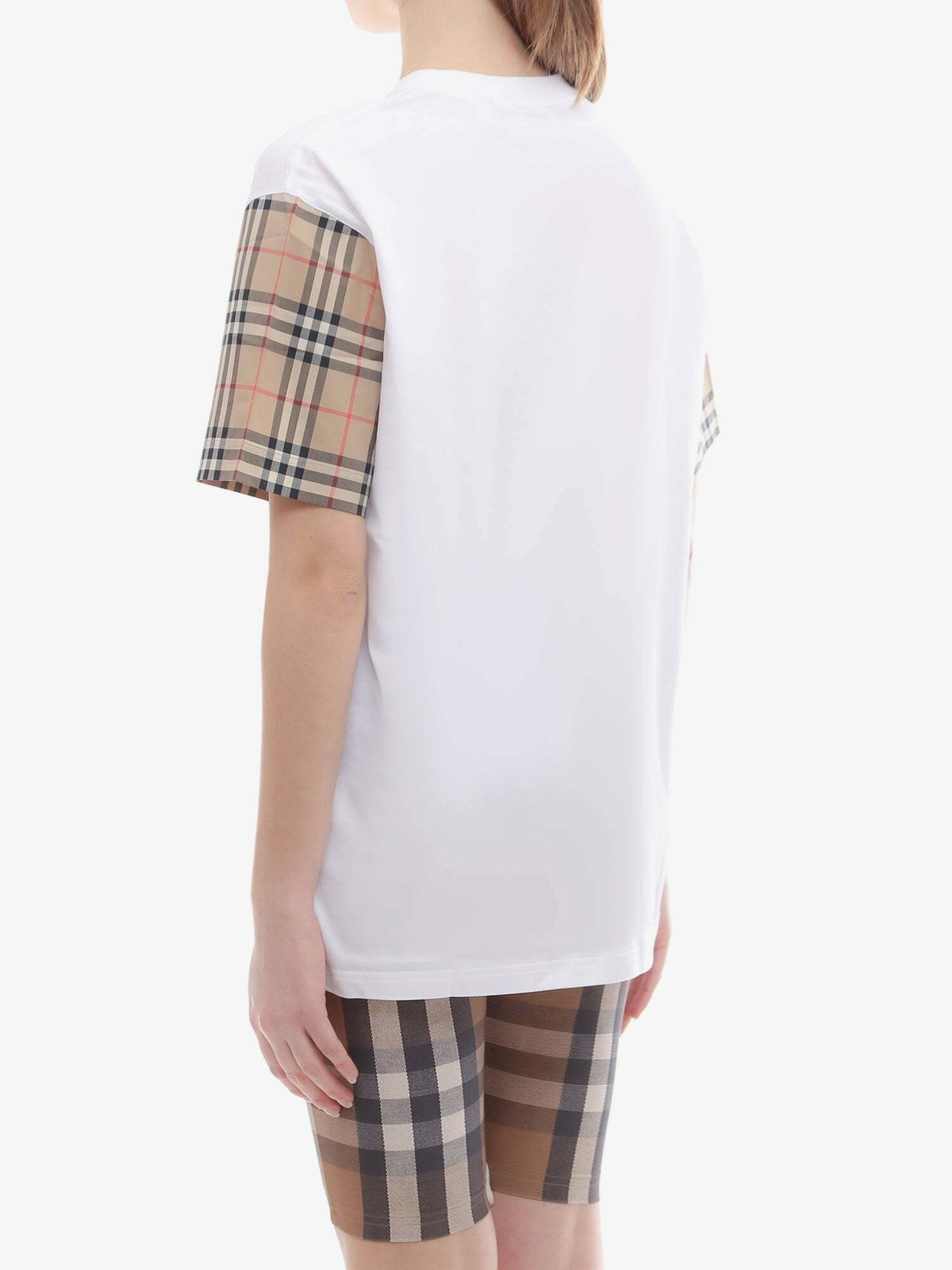 Burberry T Shirt White Womens Burberry